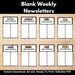 Editable Weekly Classroom Newsletter Templates - Keep Parents Updated ...