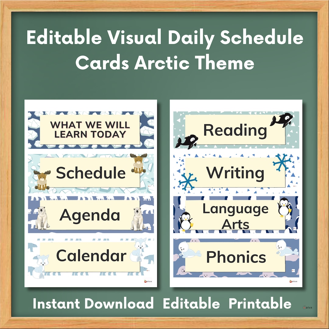 Arctic-themed Classroom Displays for Back-to-school Organization Daily ...