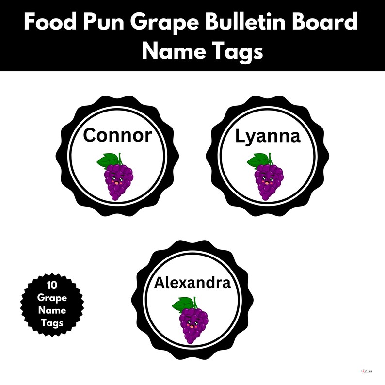 Personalized Grape-themed Bulletin Board for Welcoming Students Back to ...