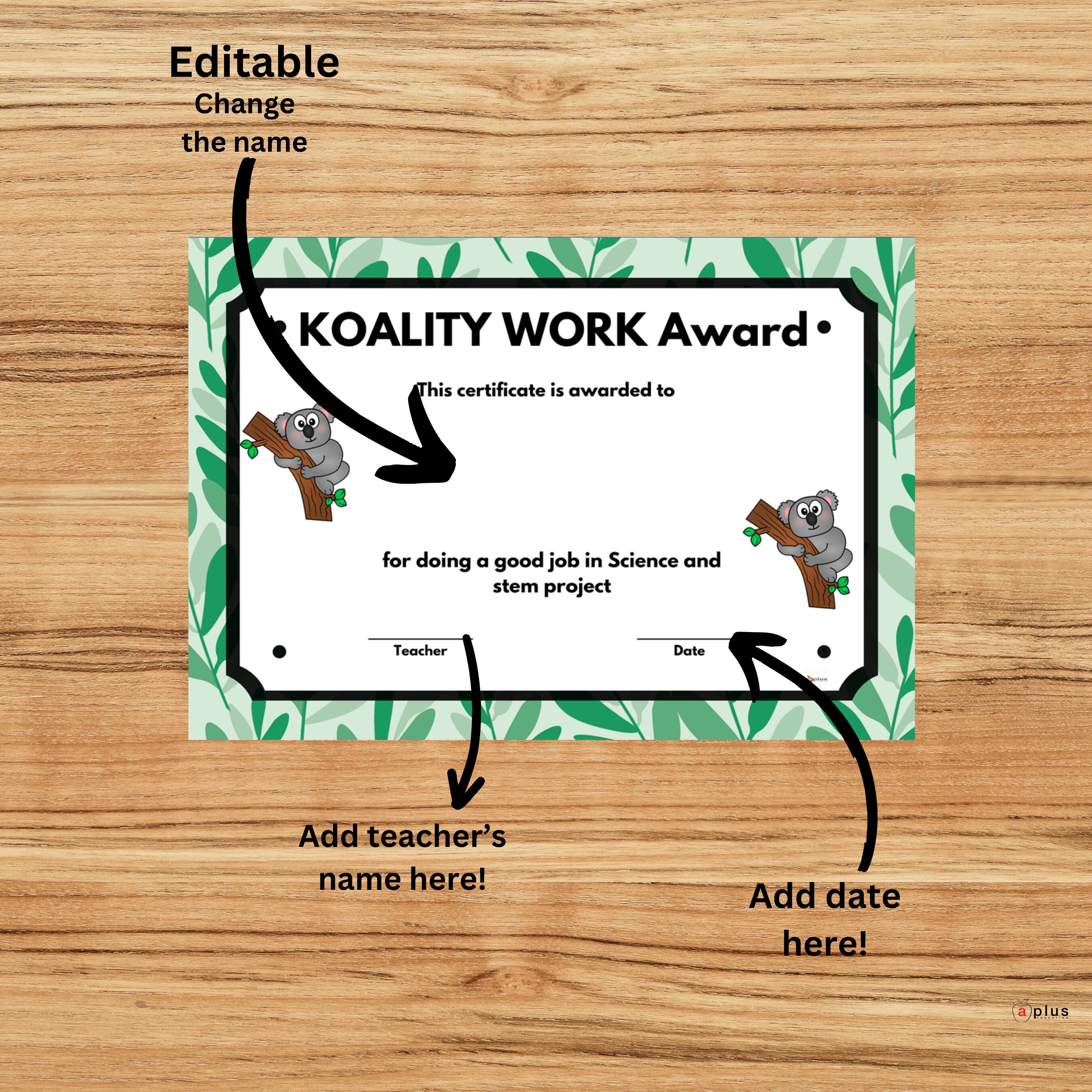 Editable Animal Themed End of Year Awards - Etsy