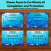 Certificate of Completion and Promotion Ocean Themed End of Year ...