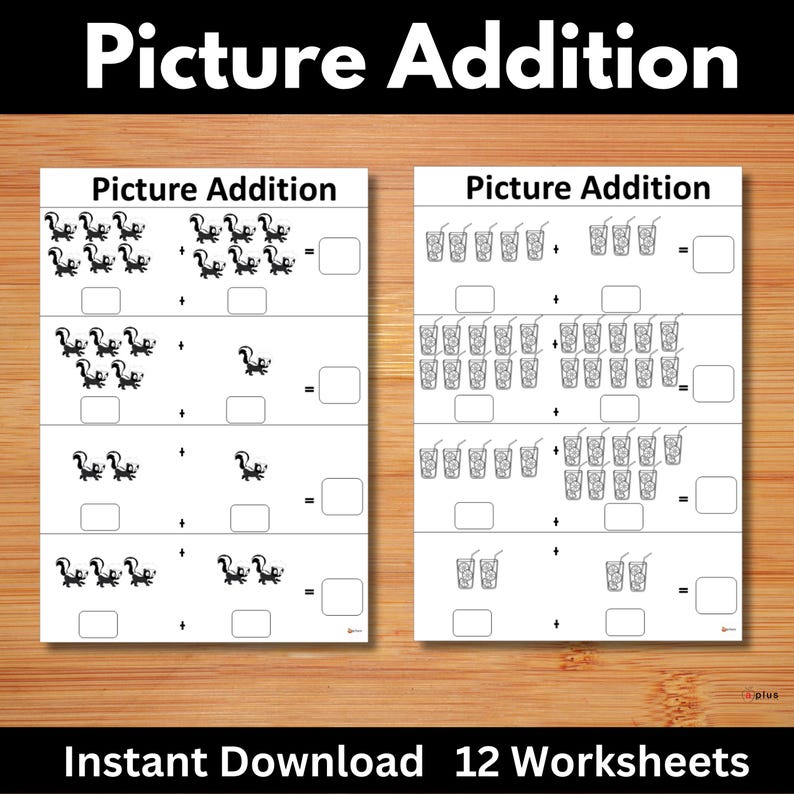 Educational Addition Activities for Children: 12 NO PREP Math ...