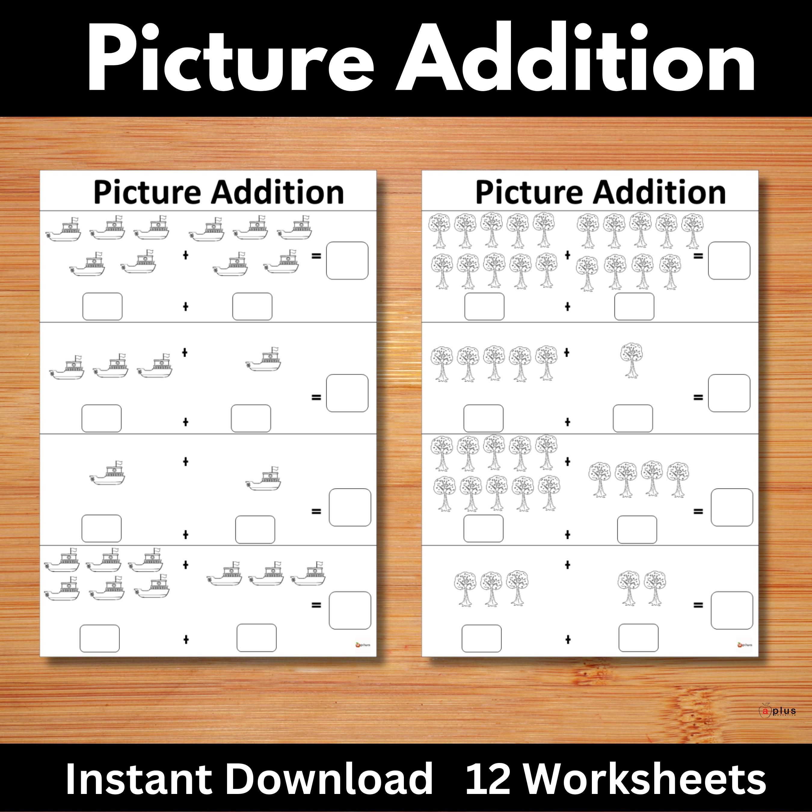 Educational Addition Activities for Children: 12 NO PREP Math ...