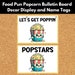 Popcorn-themed Classroom Decor Bundle: Editable Name Tags ...