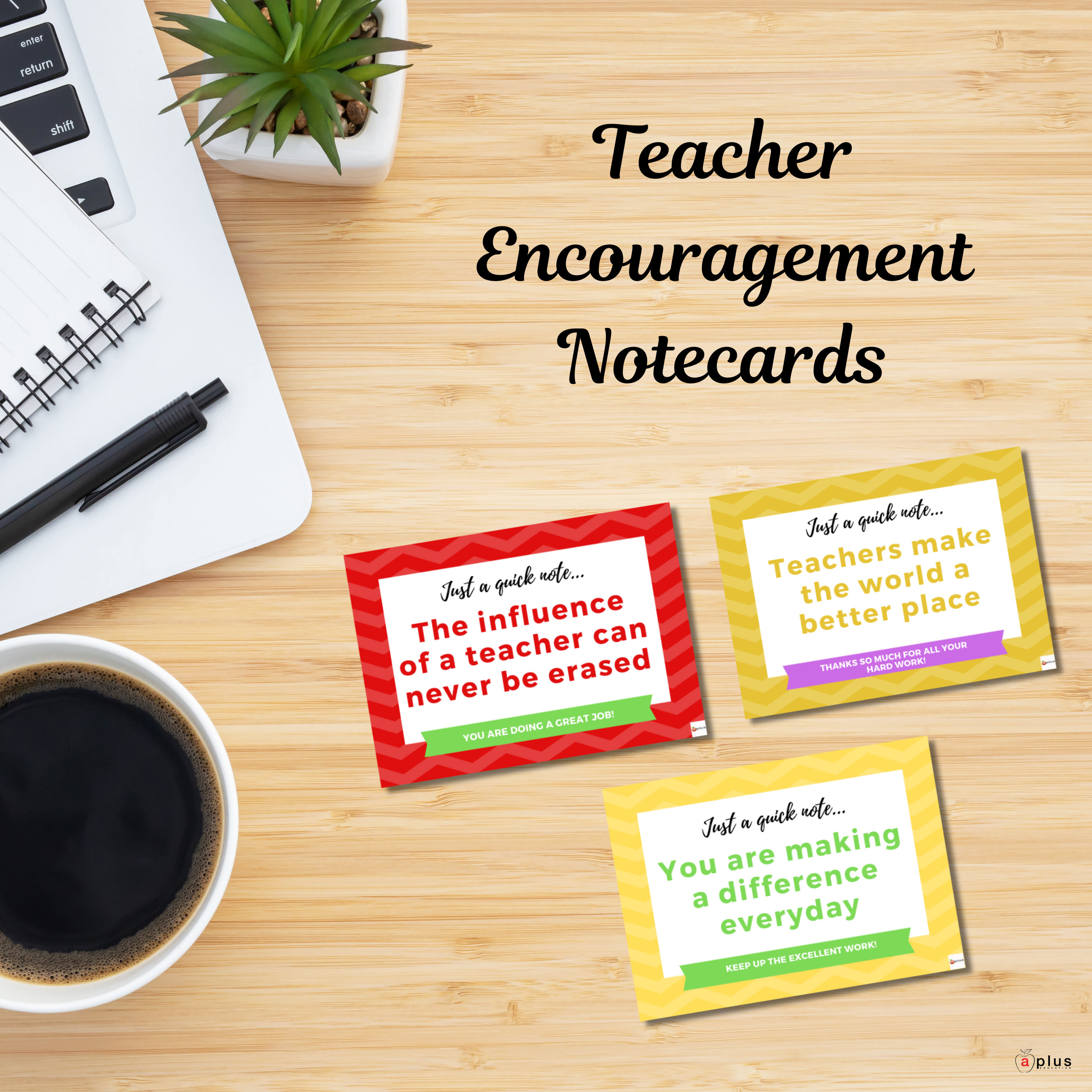 Motivational Teacher Cards Printable Digital Downloads for Educator ...