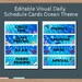 Ocean-themed Daily Agenda Display: Editable Classroom Schedule for ...