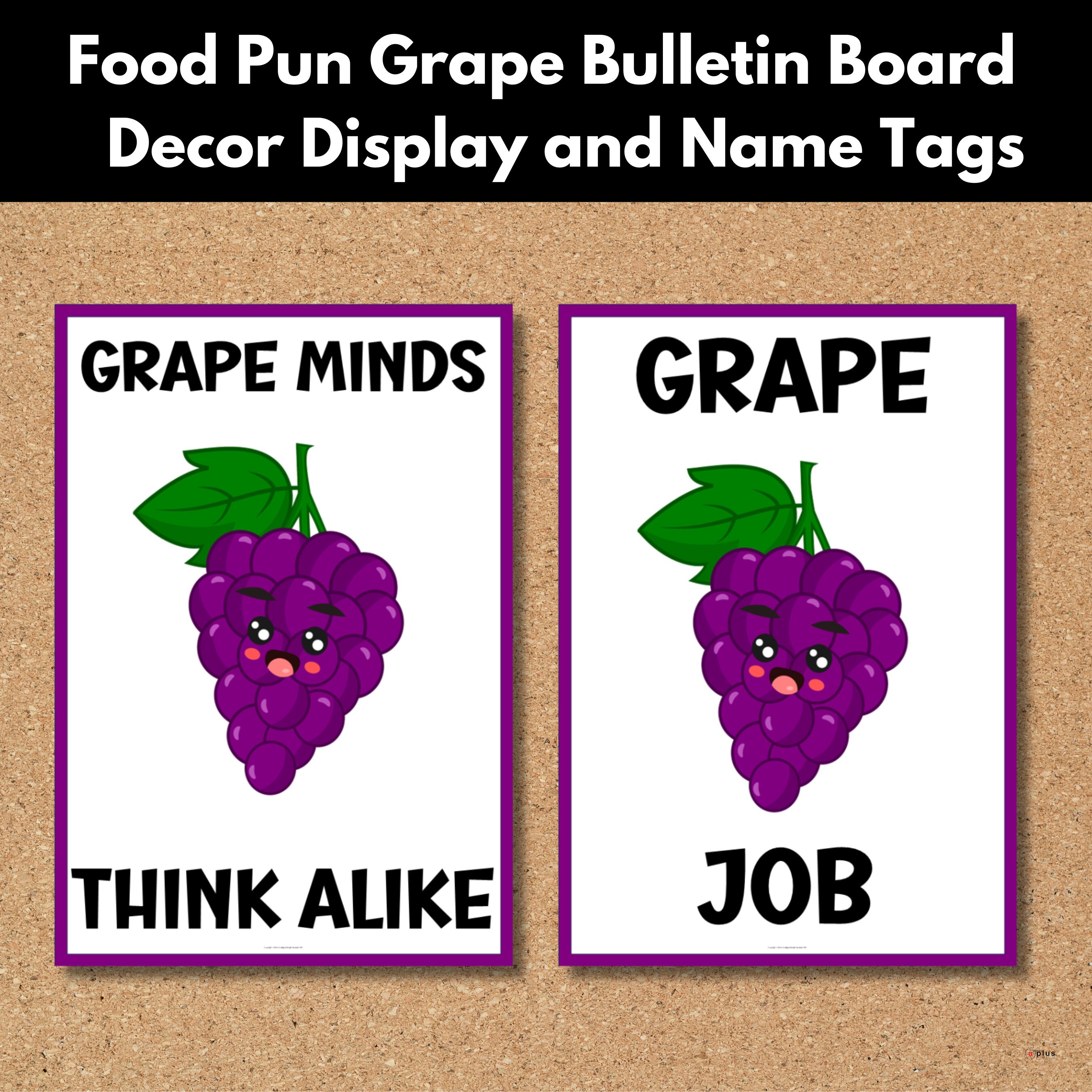 Personalized Grape-themed Bulletin Board for Welcoming Students Back to ...