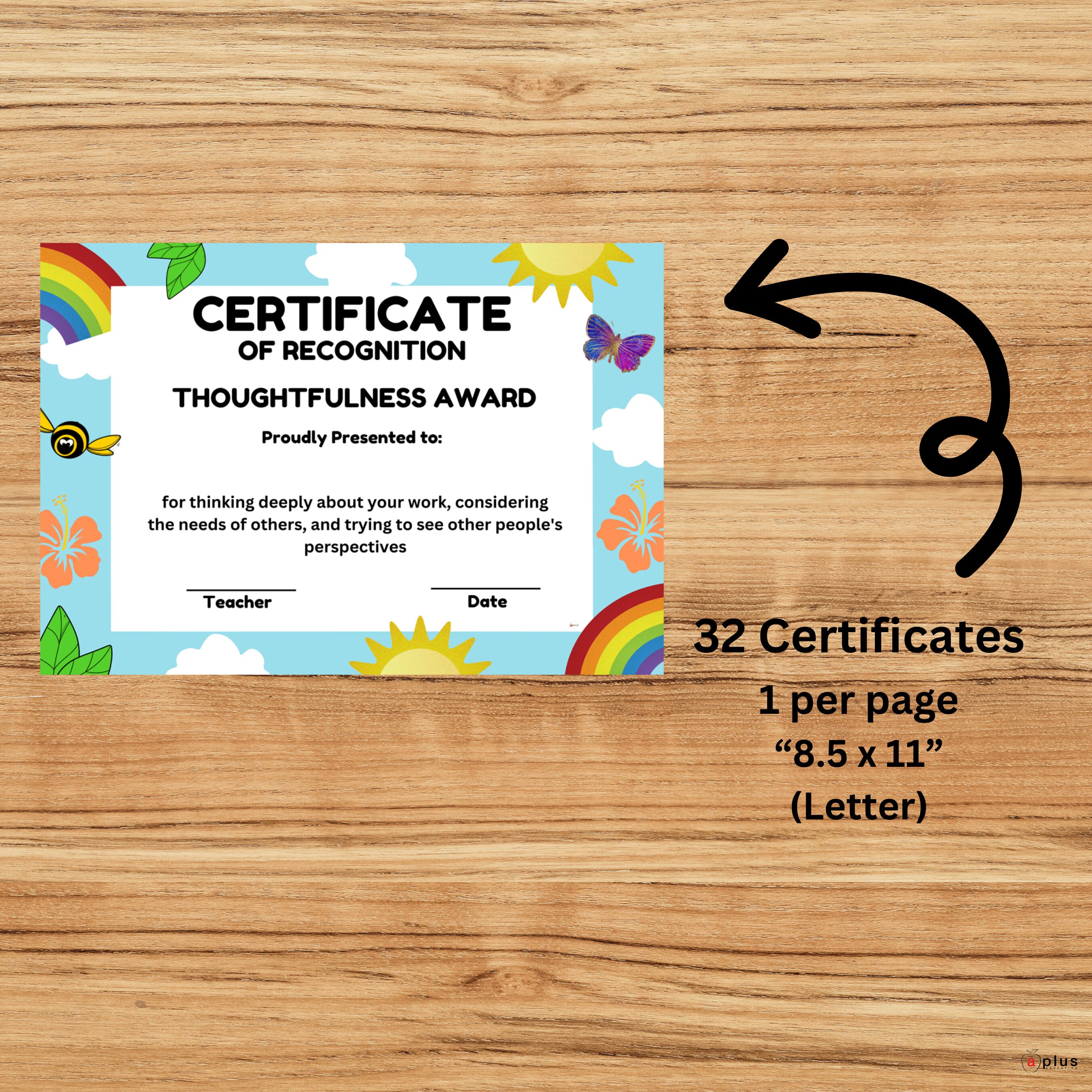 End of Year Positive Character Traits Award Certificates for Elementary ...