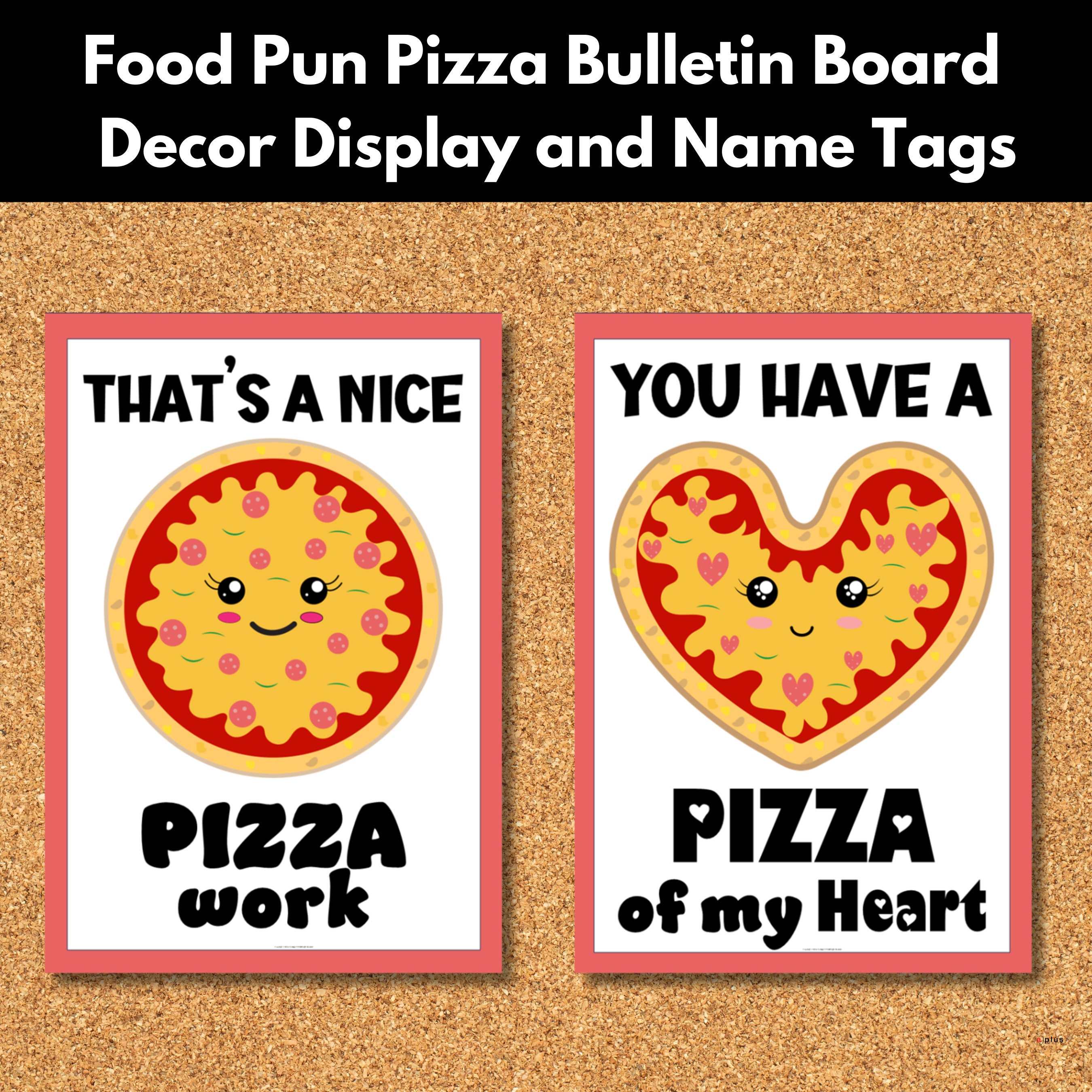Editable Pizza-themed Bulletin Board for Back to School Personalize ...