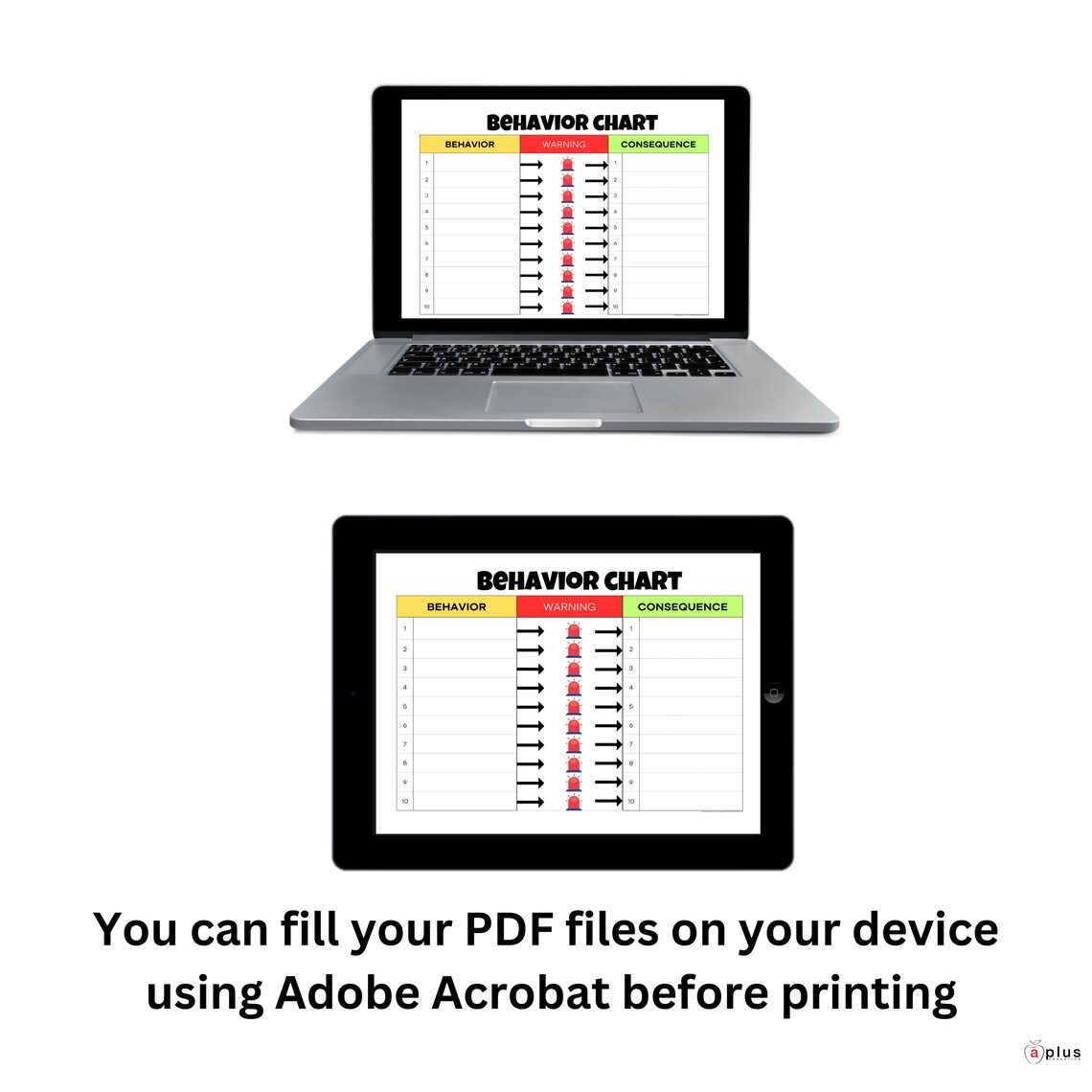 1 Strike Warning Chart for Kids Behavior Management | Behavior ...
