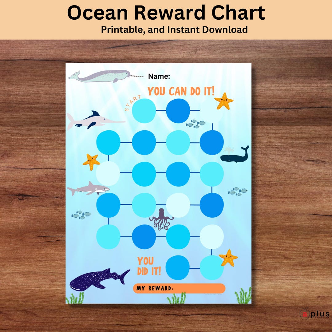 Reward Chart, Toddler Reward Chart, Reward Chart Printable, Kids ...