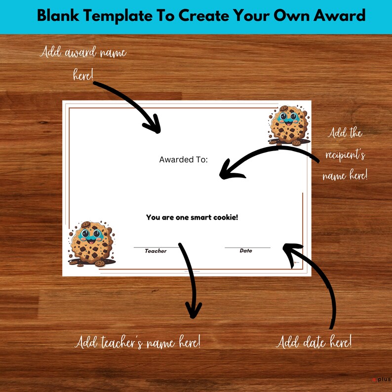 Cookie Theme Student Award Certificates: End of Year (PDF) - Etsy