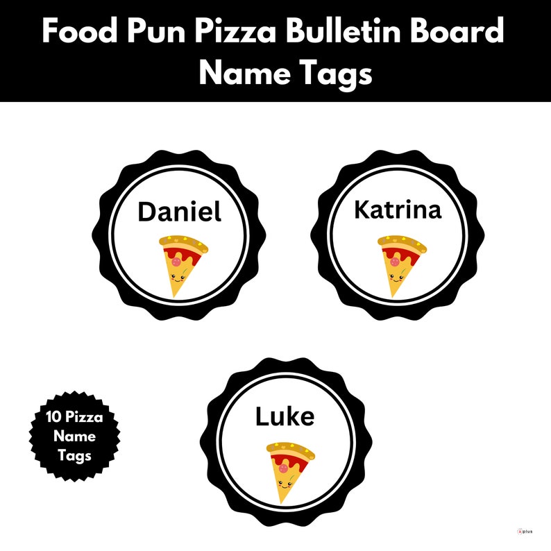 Editable Pizza-themed Bulletin Board for Back to School Personalize ...