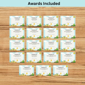 Summer-themed Editable Class Awards for a Stellar End-of-year ...