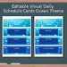 Ocean-themed Daily Agenda Display: Editable Classroom Schedule for ...