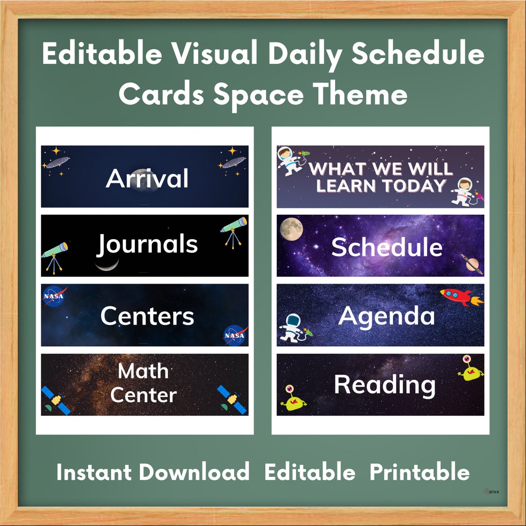 Space-themed Classroom Displays Keep Your Students Organized and on ...
