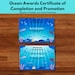 Certificate of Completion and Promotion Ocean Themed End of Year ...