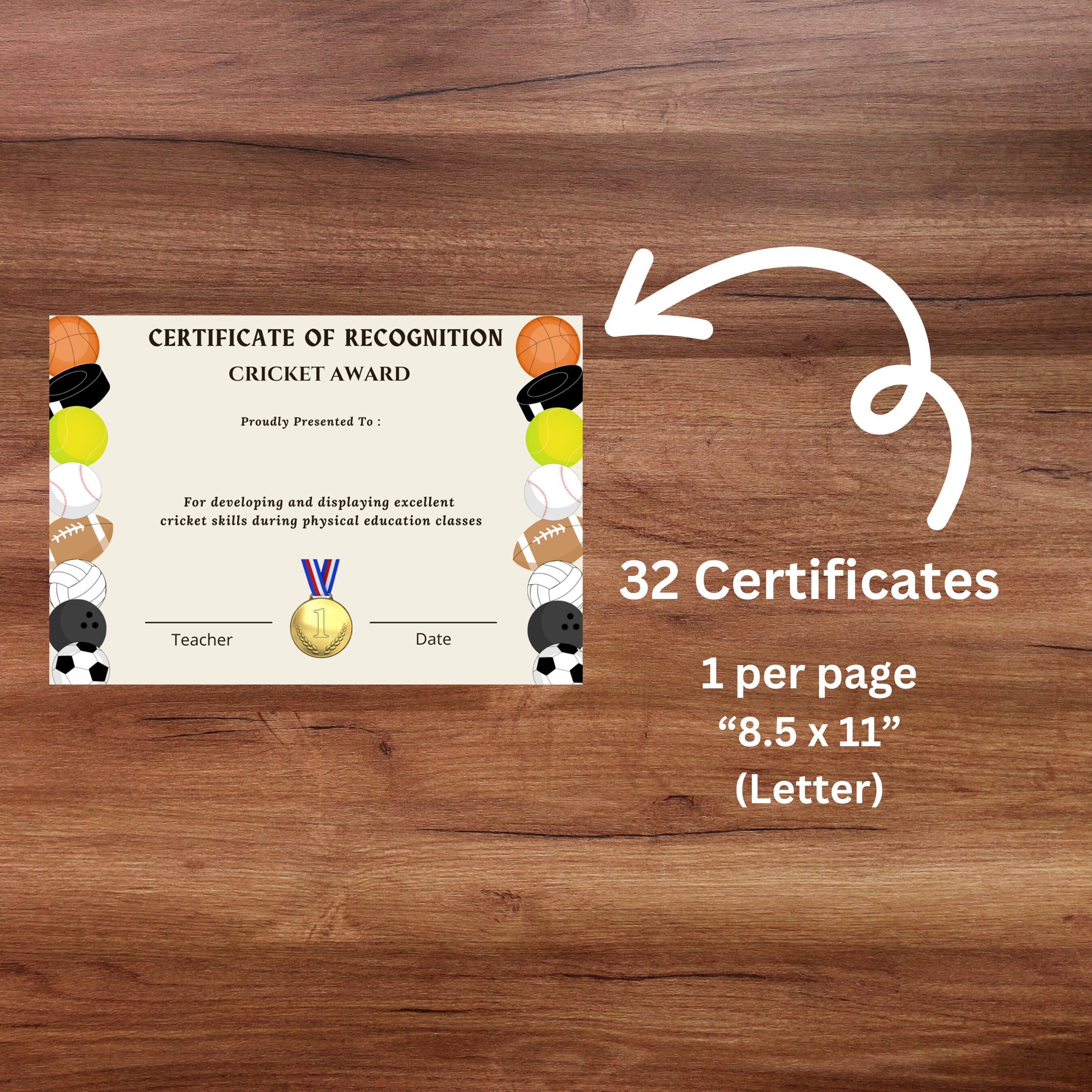 Printable End of Season Sports Award Certificates Bundle - Celebrate ...