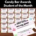 Editable Candy Bar Award Certificates: Student Recognition (powerpoint ...