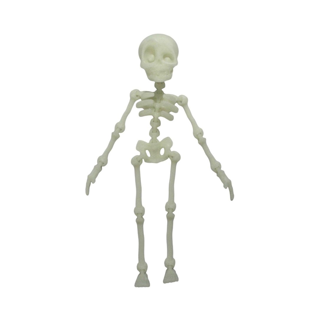 Glow in the Dark Skeleton – 3D Printed Articulated Skeleton Toy ...