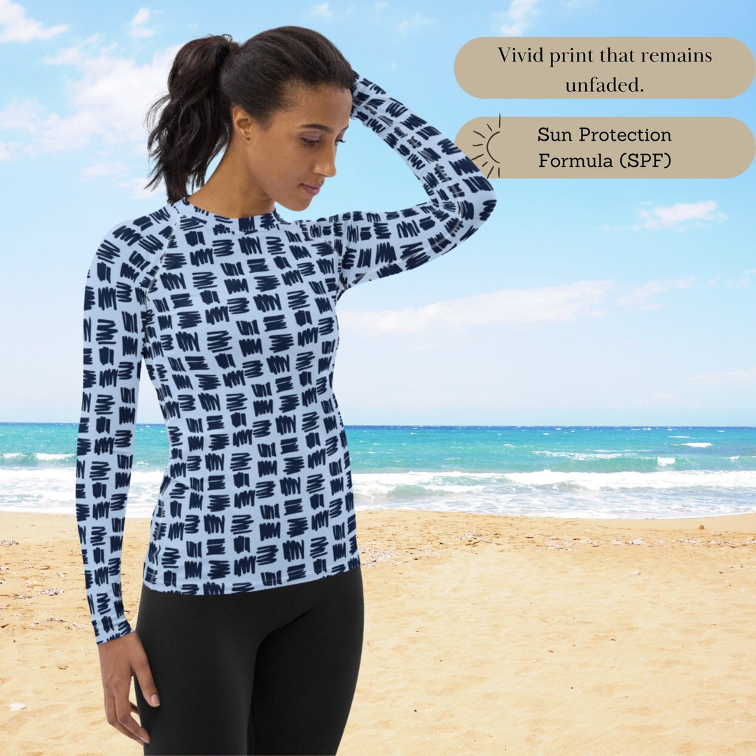 Ocean Vibes UV Swim Shirt | Women's Surfwear | Protective Skin Gear ...