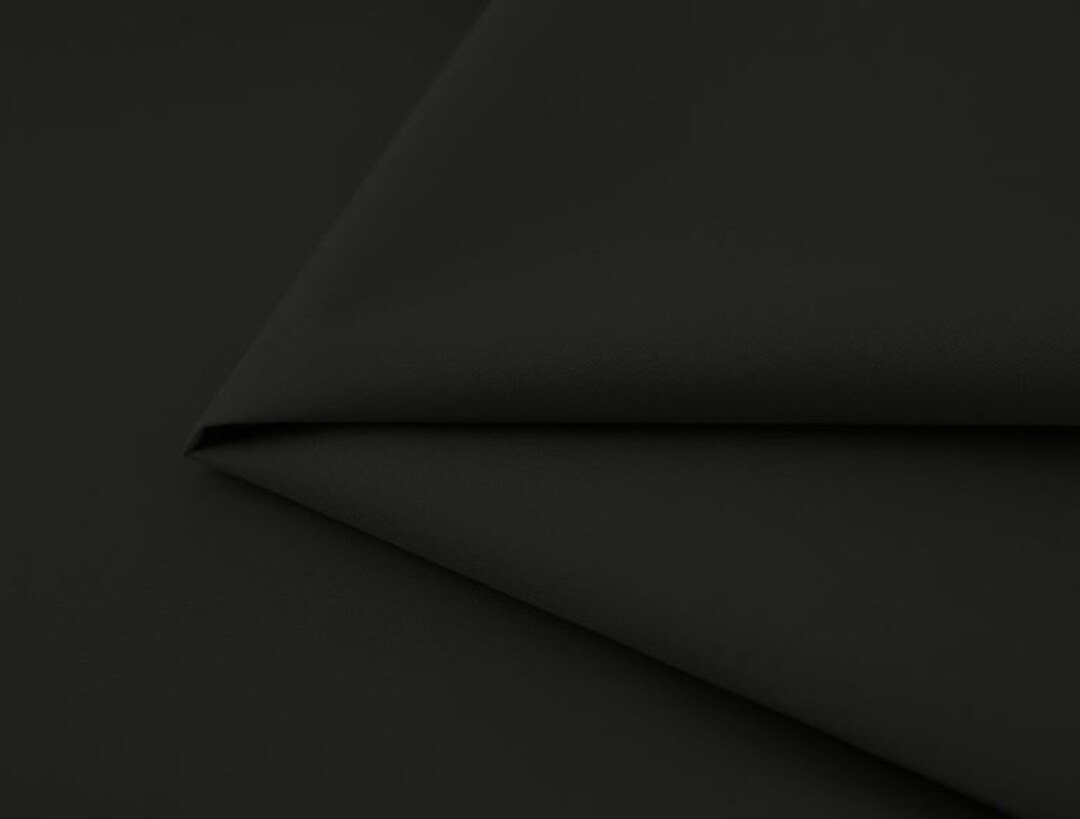 Waterproof Fabric Plain Black for the Garden Outside for Swings, Beds ...