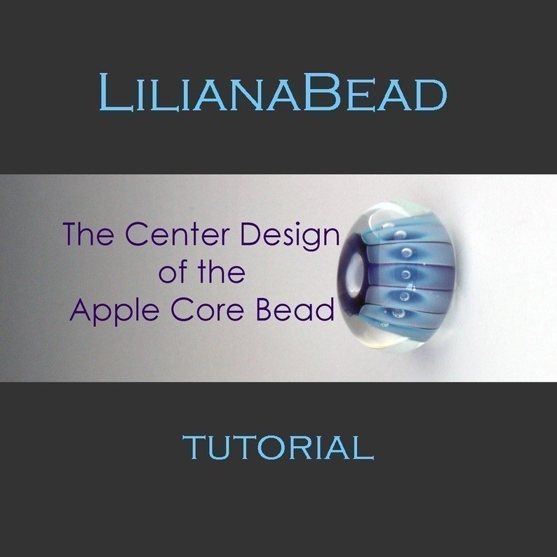 Lilianabead Apple Core Design Starting With the Center Lampwork Bead ...