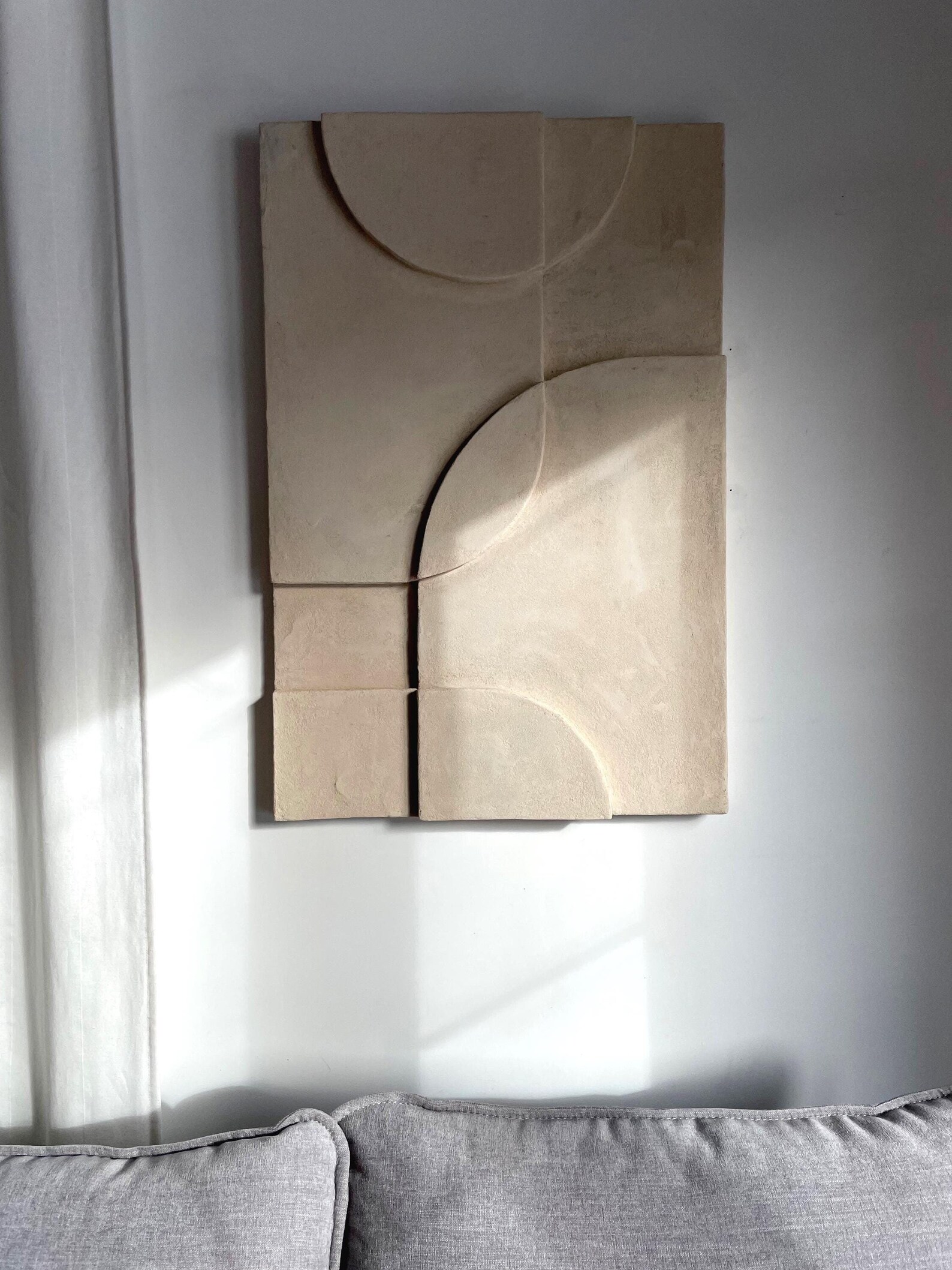 Abstract 3D Wall Art | Graphic Wall Piece | Custom Relief Handmade Wall ...