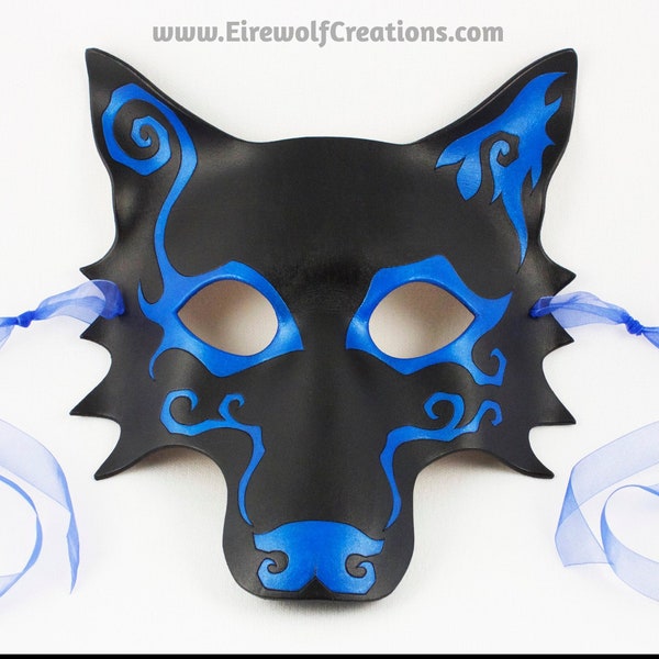 Blue Masquerade Mask - Etsy