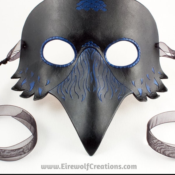 Raven Mask - Etsy