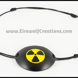 Radioactive Hazard Pirate Eye Patch Handmade Leather Halloween ...