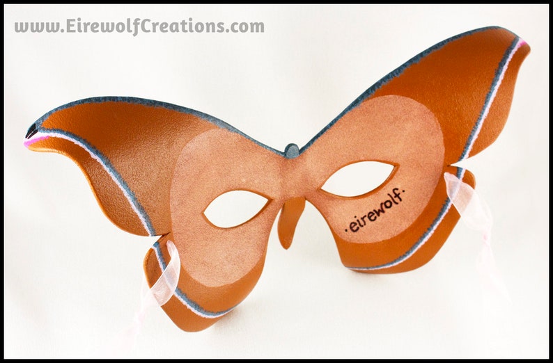 Handmade Leather Moth Mask Masquerade Costume for Mardi Gras - Etsy UK