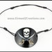 Skull and Swords Pirate Eye Patch Jolly Roger Handmade Leather ...