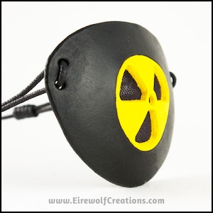 See-through Eye Patch Radioactive Hazard Leather Post-apocalyptic ...