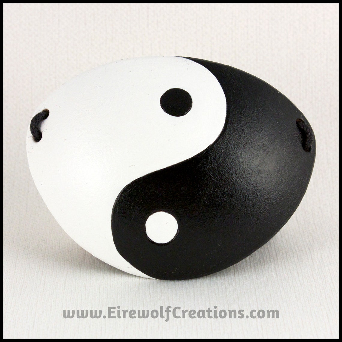 Yin Yang Chinese Symbol Eye Patch, Handmade Leather Halloween ...