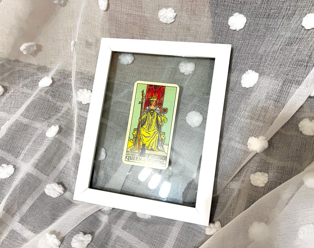 Custom Tarot Oracle Cards in Frame, Best Gift for Her Attract Love and ...