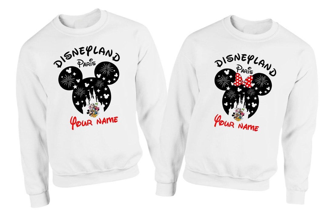 Personalised Family Disneyland Paris Sweatshirt, Group Family Holiday ...