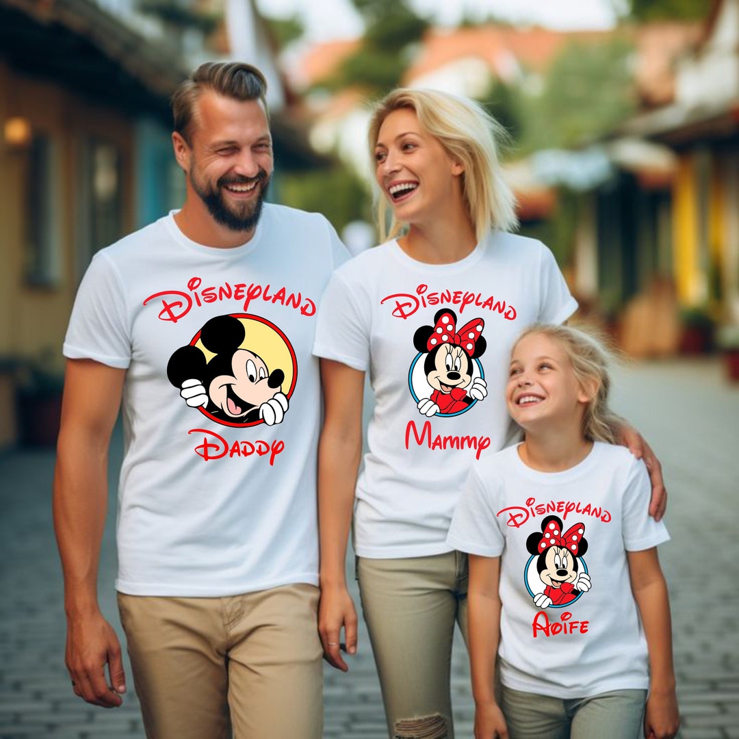Personalized Family Disneyland T-shirt, Group Family Holiday Vacation ...