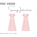 Bridgerton Gown Sewing Pattern Empire Waist Dress Pdf Easy Formal Dress ...