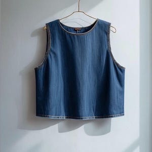 Tank Top Sewing Pattern PDF Easy Crop Top Pattern Beginner Friendly ...