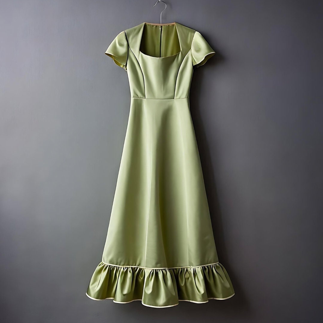 Cottagecore Dress Sewing Pattern Midi Dress Digital Pattern PDF Summer ...