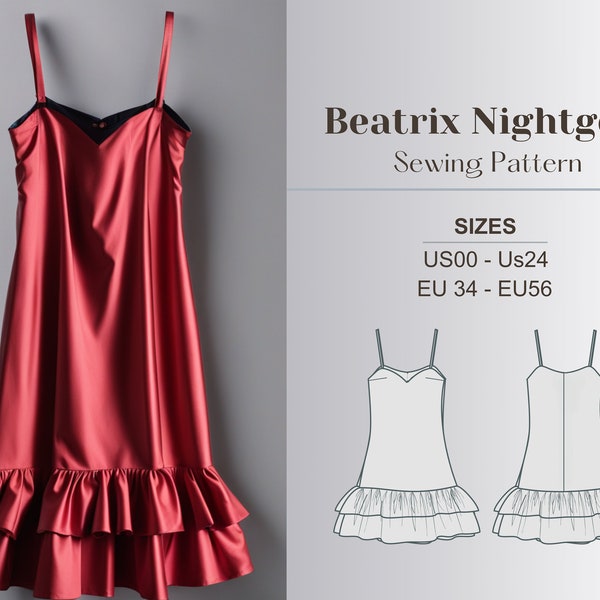 Fantasy Dress Pattern - Etsy