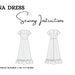 Cottagecore Dress Sewing Pattern Midi Dress Digital Pattern PDF Summer ...