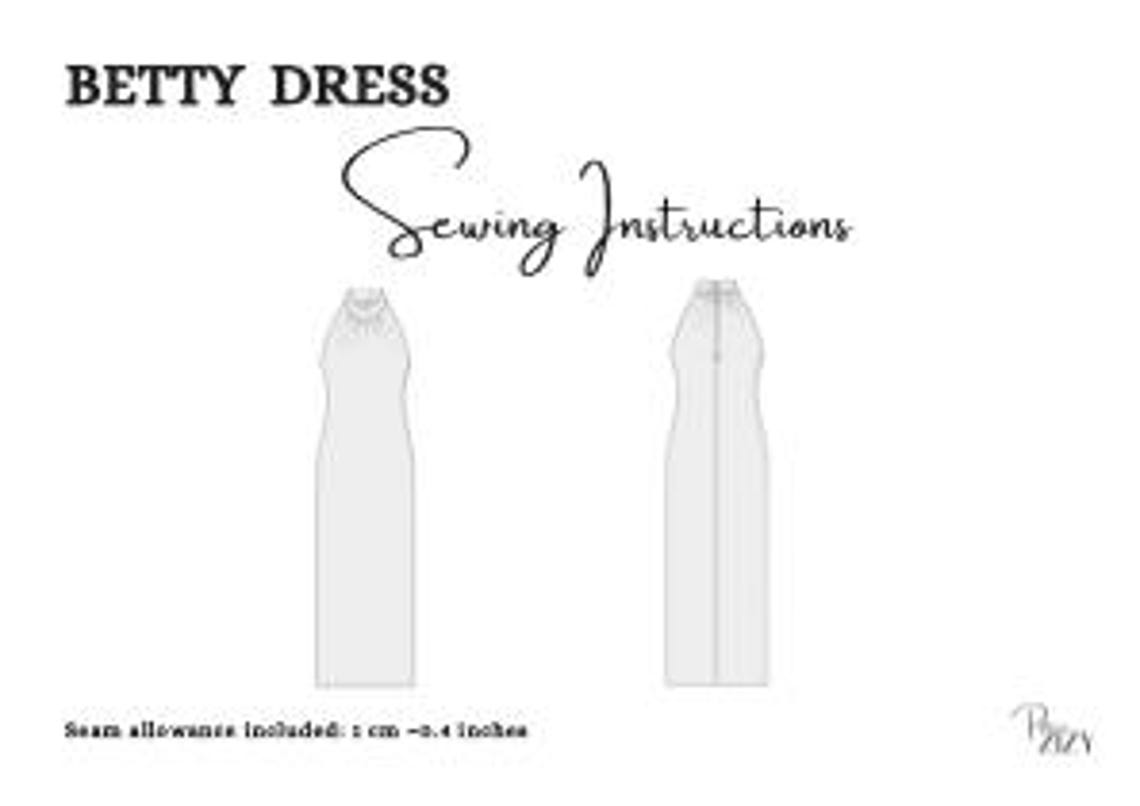 Halter Neck Dress Sewing Pattern Bridal Gown PDF Ball Gown Pattern Sexy ...