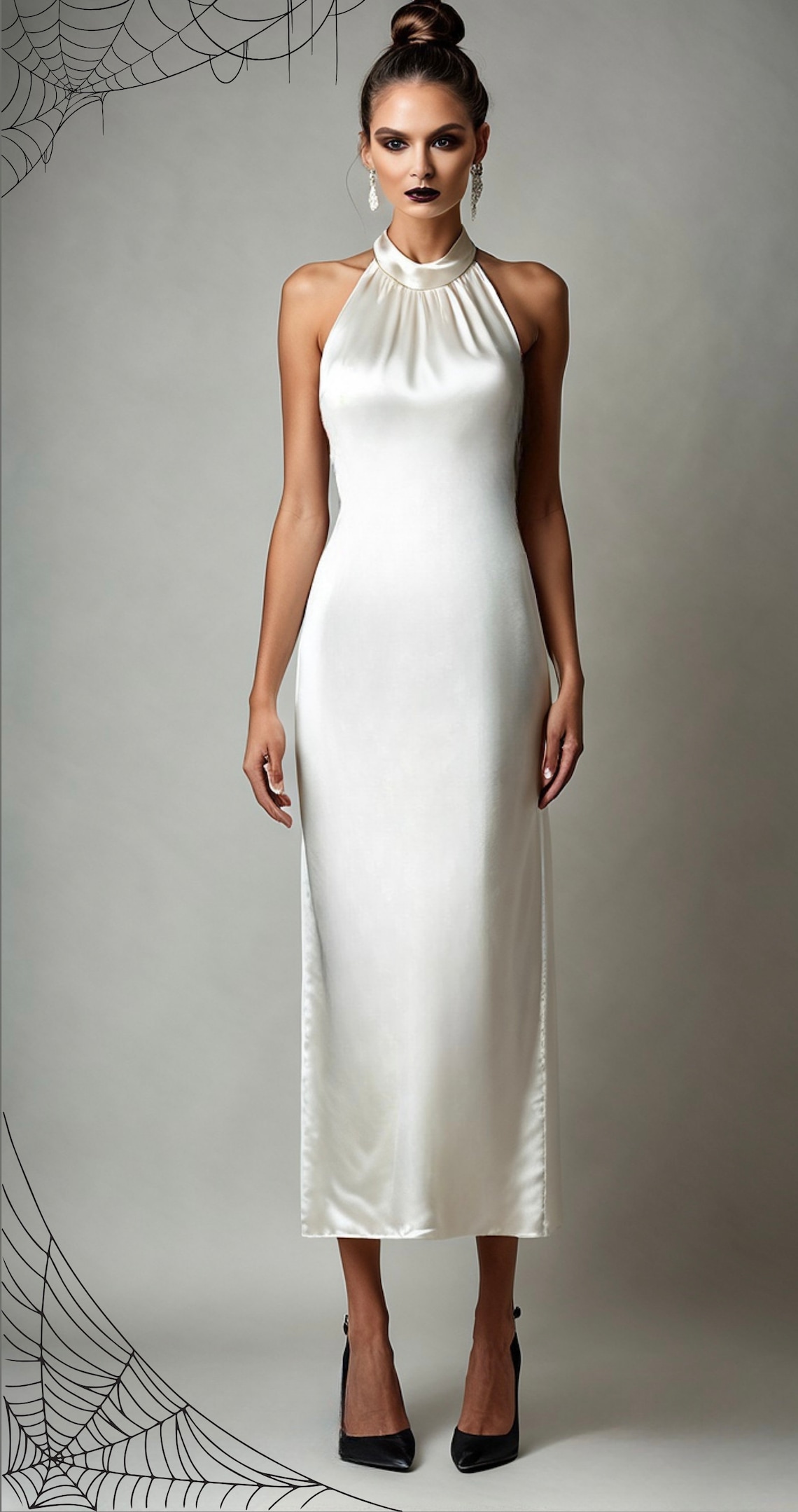 Halter Neck Dress Sewing Pattern Bridal Gown PDF Ball Gown Pattern Sexy ...