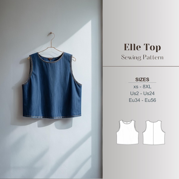 Linen Top Sewing Pattern - Etsy
