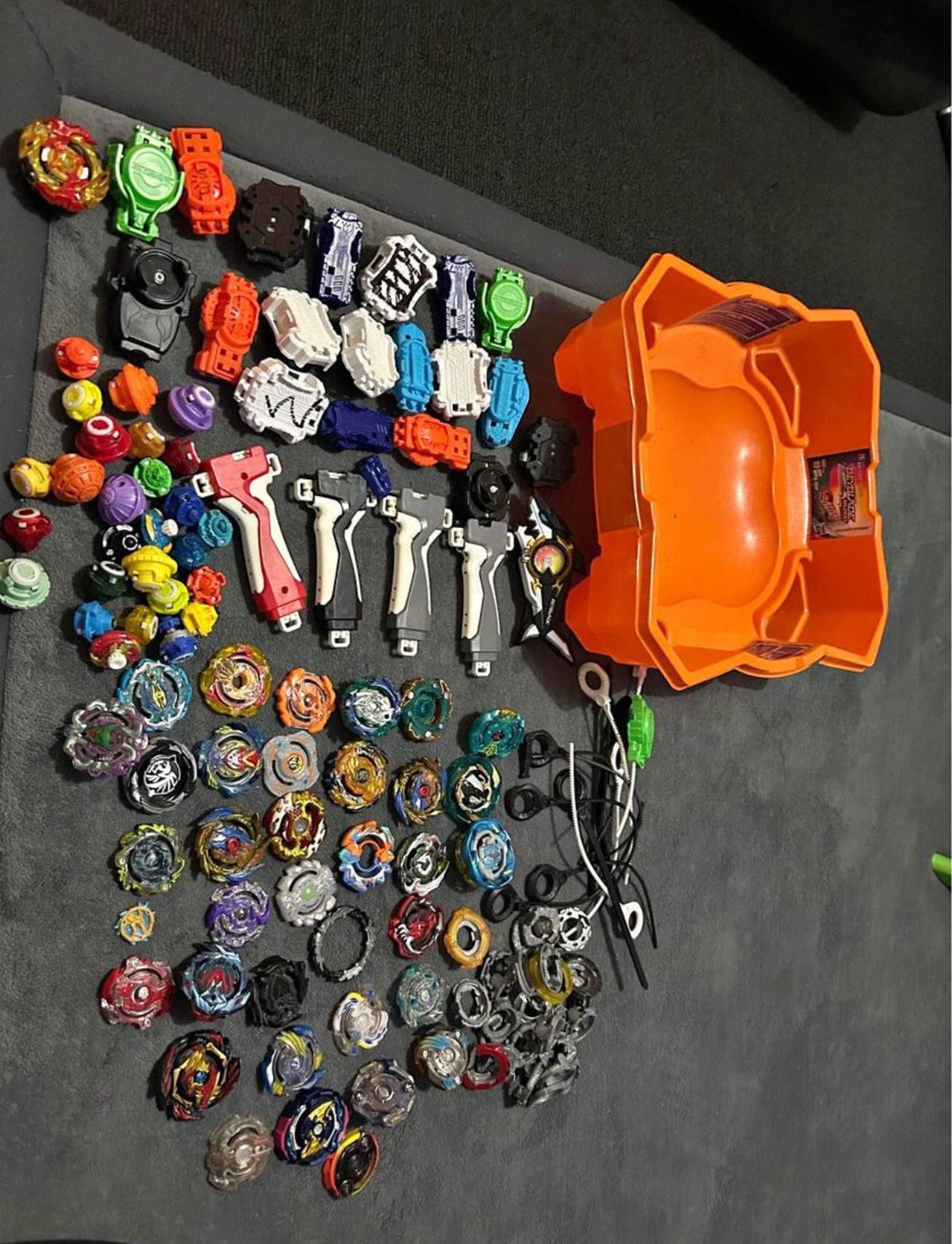 Takara Tomy - Beyblades Lot! With Stadium, Launchers, and All Parts! Rare! - Etsy