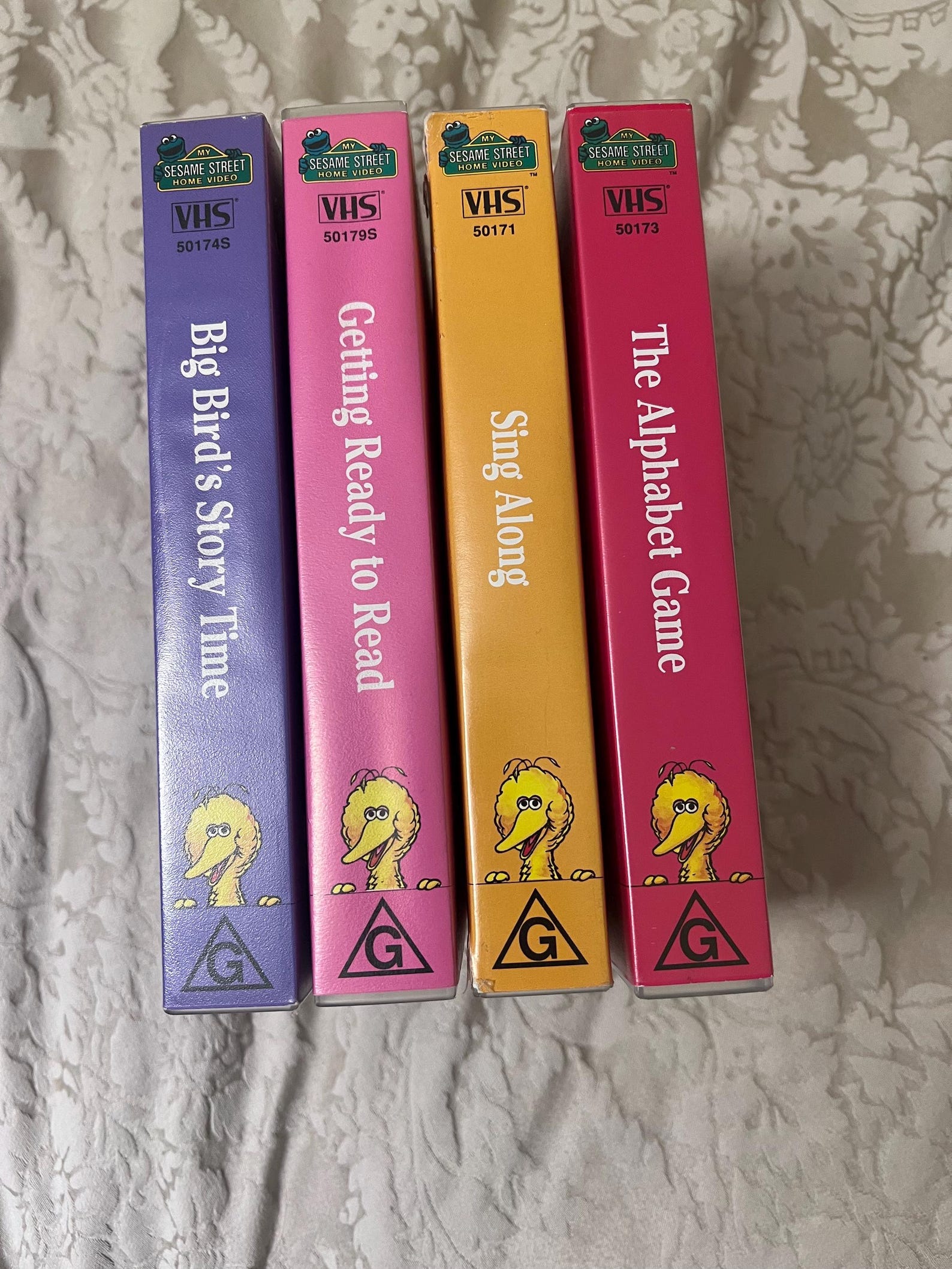 A Collection of Classic VHS Tapes Featuring Beloved Children's Shows ...