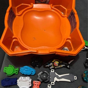 Takara Tomy - Beyblades Lot! With Stadium, Launchers, and All Parts! Rare! - Etsy