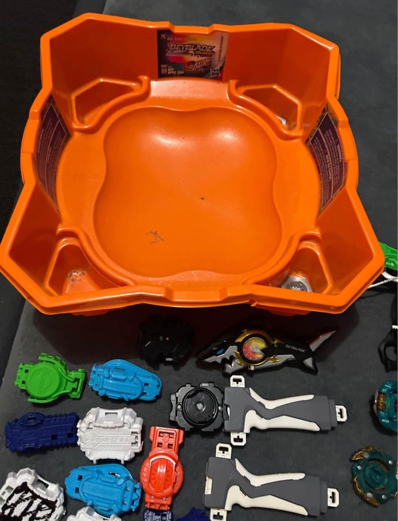 Takara Tomy - Beyblades Lot! With Stadium, Launchers, and All Parts! Rare! - Etsy